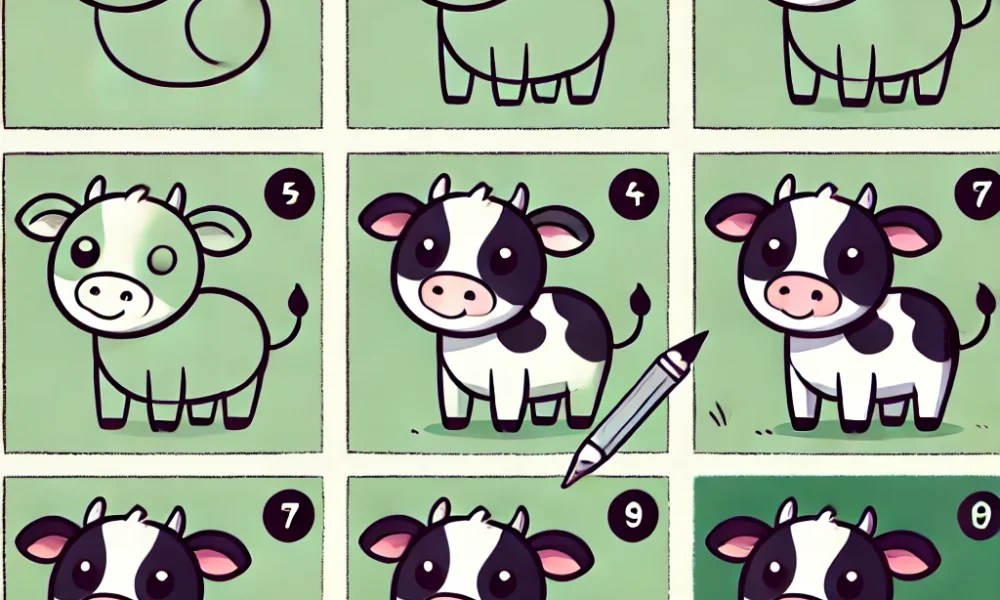 Tips Menggambar Sapi untuk Anak TK: Cara Mudah dan Menyenangkan – Asy ...